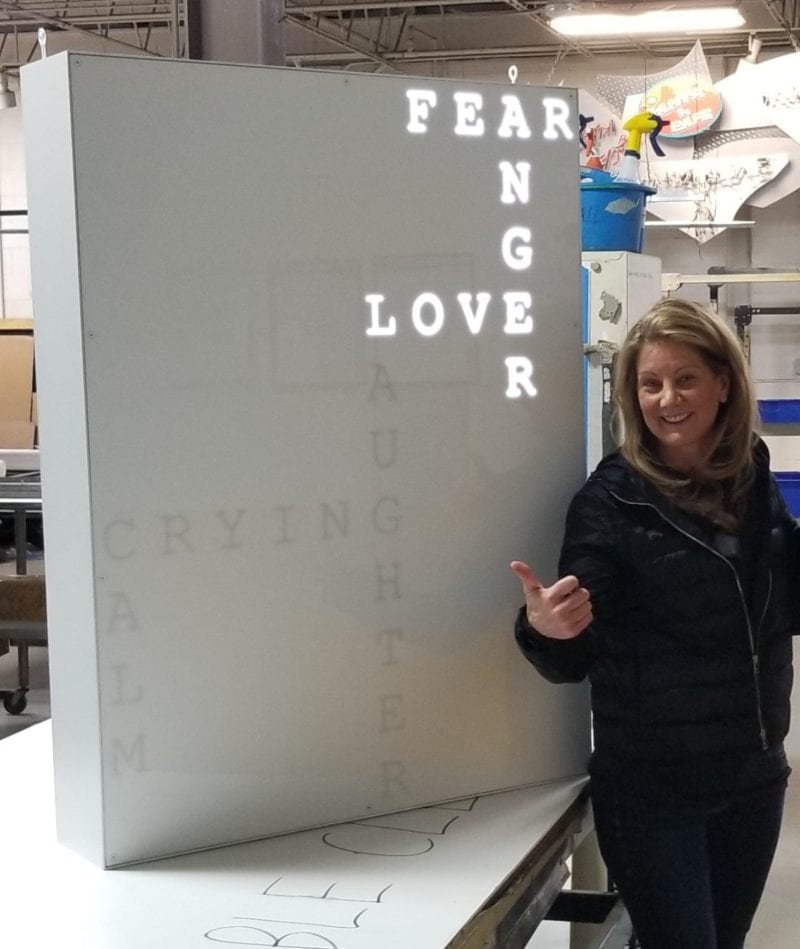 Our Collaboration With Professional Artist Linda Marcus - Sign Effectz