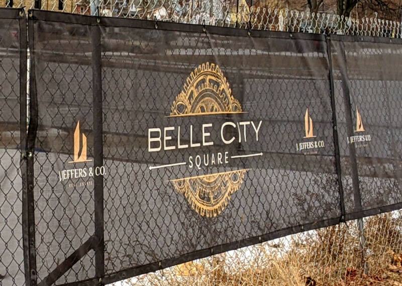 Construction Fence Screening - Built and Installed in Milwaukee, Wisconsin