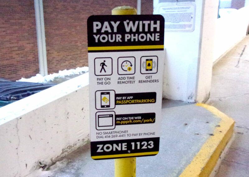 Parking Structure Signs - Built and Installed in Milwaukee, Wisconsin