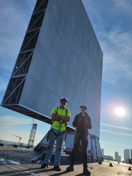 High Rise Sign Installation - Sign Effectz